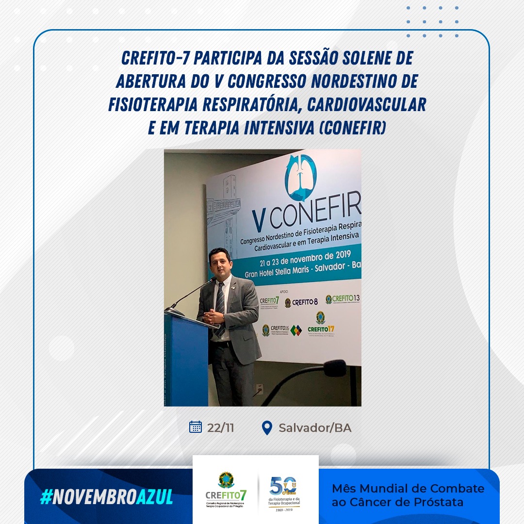 CREFITO-7 participa do V Congresso Nordestino de Fisioterapia ...